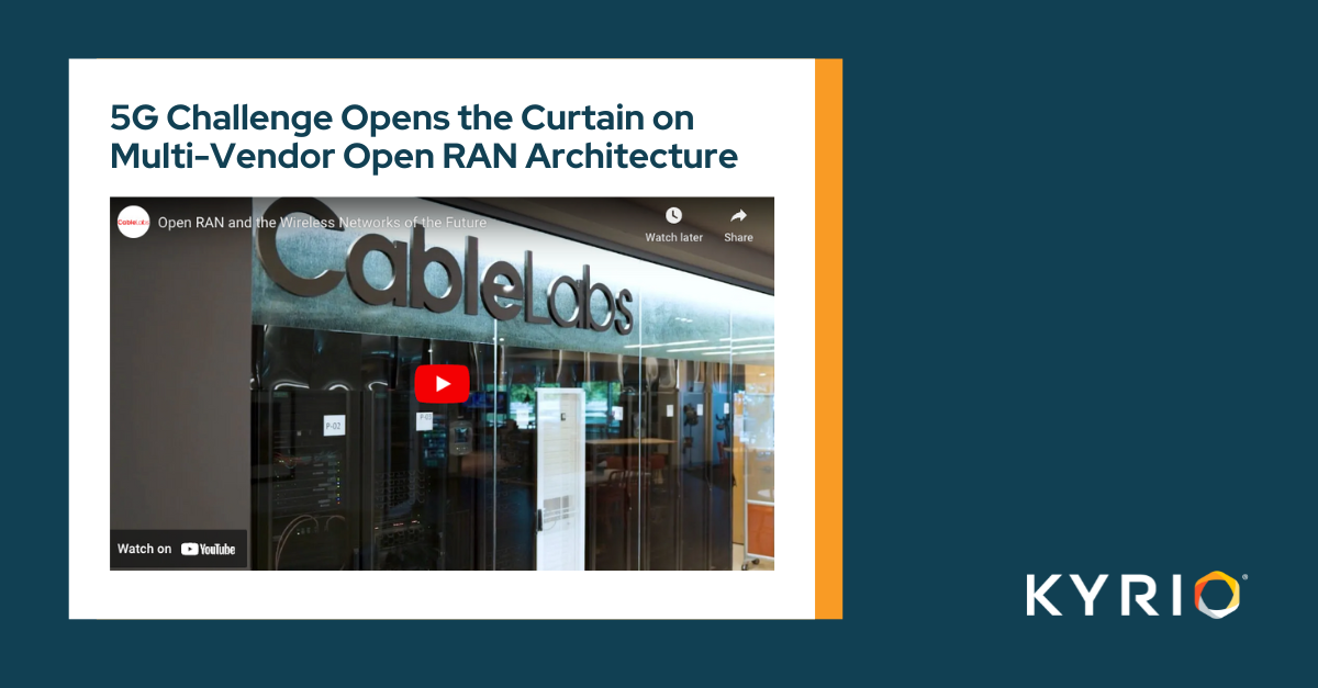 5G Challenge Opens the Curtain on Multi-Vendor Open RAN Architecture